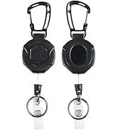 DAYGOS Retractable Keyring - Heavy Duty Retractable Keychain with ...