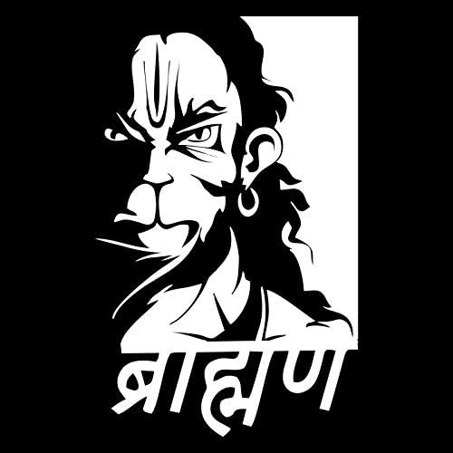 ARWY Vinyl Bajrang Bali Car Bike Sticker, 0.11 x 5.7 x 6.1 Inches ...