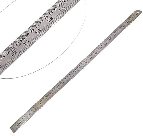 ISHARAA 2 Side Measuring Tool Stainless Steel Long Ruler Scale for ...
