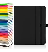 Notes London Plain Page A5 Notebook, White Unlined Blank Pages, Pen ...