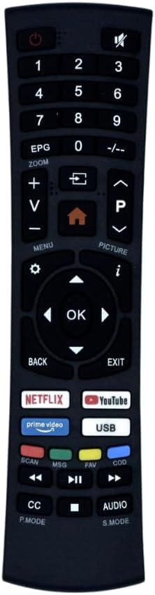 ParraTech Control Remoto para Sansui y RCA Smart TV : Amazon.com.mx ...