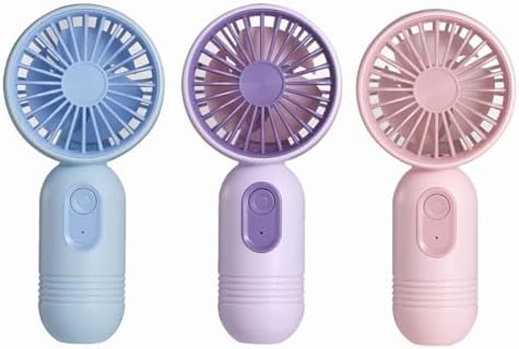 Amazon.com: Glooglitter 4 Pcs Mini Handheld Fan Bulk, USB Rechargeable ...