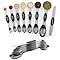 Amazon.com: Stainless Steel Magnetic Measuring Spoons Set, Dual Sided ...