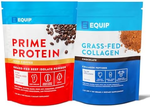 Amazon.com: Equip Foods Prime Protein Powder Iced Coffee & Collagen ...