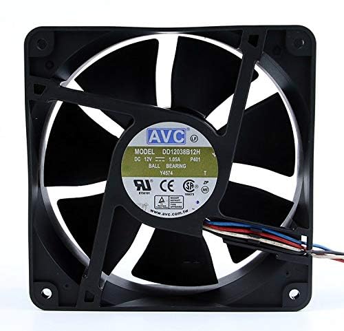 SMART ELECTRONICS AVC DD12038B12H 12V 1.05A 12038 120 * 120 * 38mm PWM ...