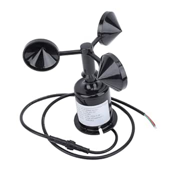 Amazon.com: High Accuracy Professional 3 Cups Wind Speed Sensor ...