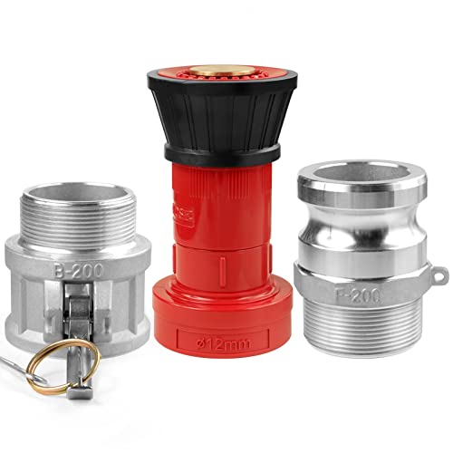 Snapklik.com : NOVINO Fire Hose Nozzle,2 Inch NPSH Heavy-Duty ...