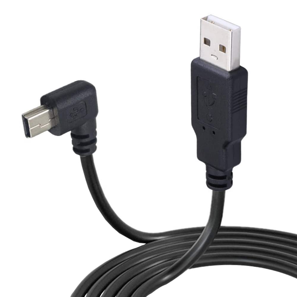Amazon.com: LARRITS 3M USB A to Mini B USB Cable 90 Degree Left Angle ...