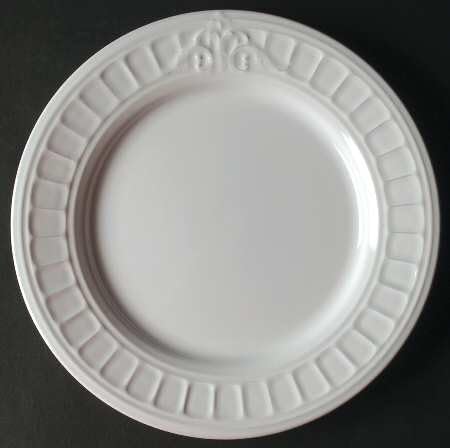 Amazon.com | Matceramica Venice-White Dinner Plate, Fine China ...