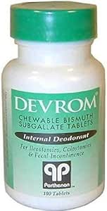 Amazon.com: PARTHENON COMPANY Devrom Chewable Tablets (Internal ...