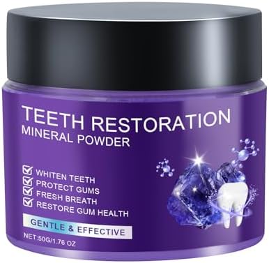 Amazon.com: 1Pcs Teeth Restoration Mineral Powder,Mineral Tooth Powder ...