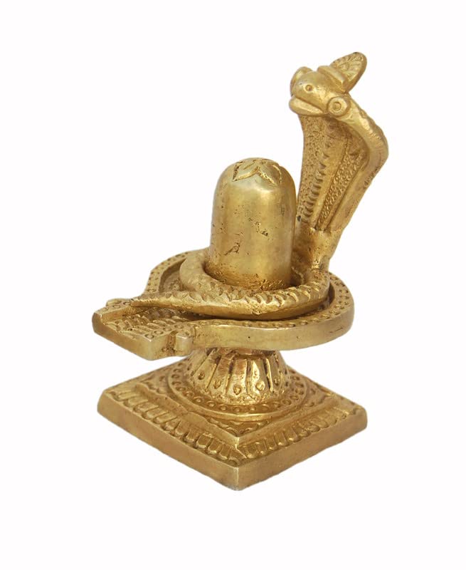 Buy Brass Metal Shivling for Pooja Small Size Shiv Ling Statue Idol ...