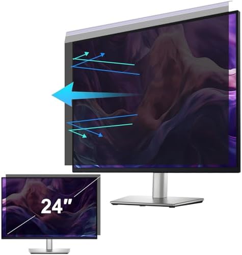 Amazon.com: Hoktods Acrylic Hanging Computer Privacy Screen Filter 24 ...