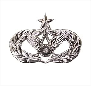Amazon.com: Genuine US AIR Force Badge: Civil Engineer: Senior ...