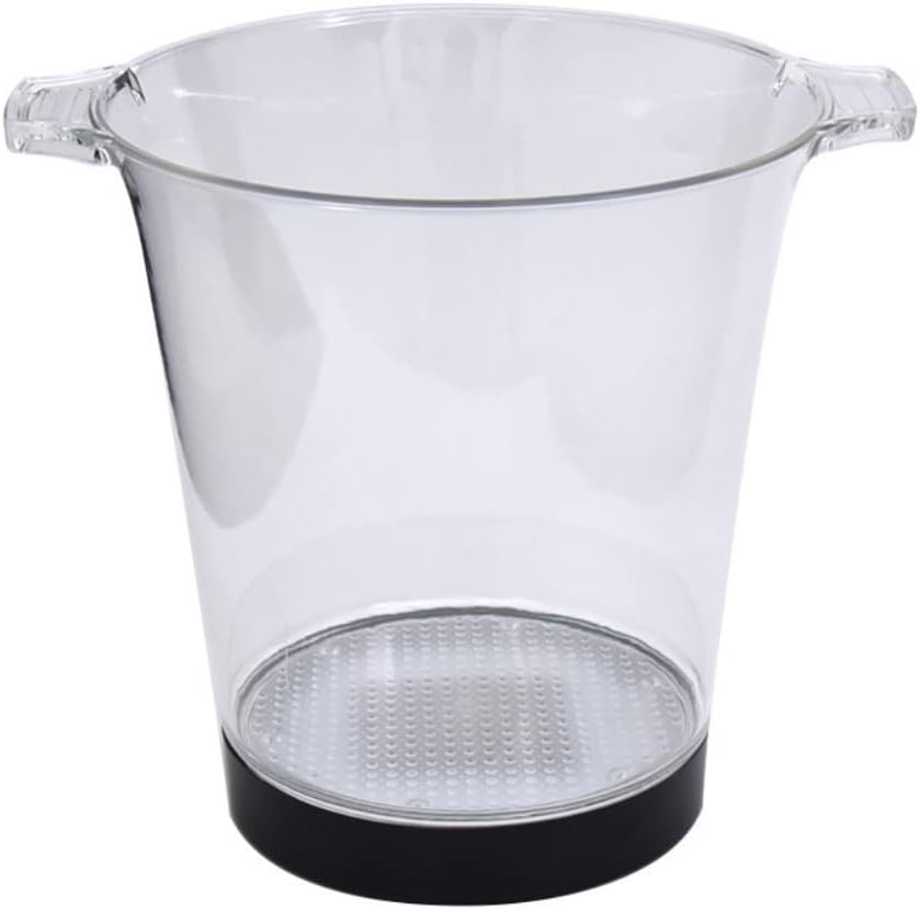 Amazon.com: Ochine LED Ice Bucket Wine Bucket with Handle, Clear ...