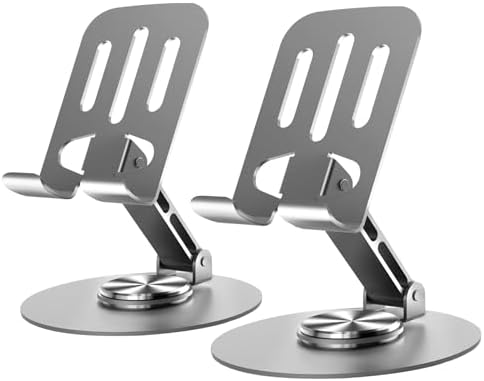 Amazon.com: TAPMEI 2PCS Cell Phone Stand, 360 Degrees Rotation Multi ...