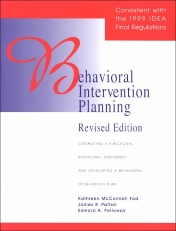 Behavioral Intervention Planning: Completing a Functional Behavioral ...
