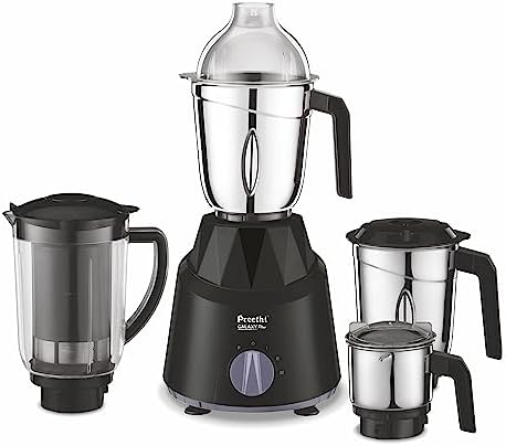Preethi Galaxy Plus Mixer Grinder for Kitchen - 4 Jars 750 Watt Mixie ...