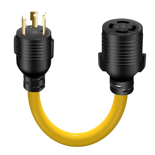 Snapklik.com : 30 AMP Generator Transfer Switch Adapter Cord, Heavy ...