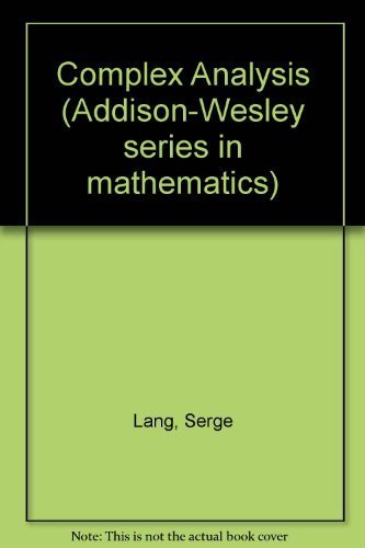 Amazon | Complex Analysis | Lang, Serge | Calculus