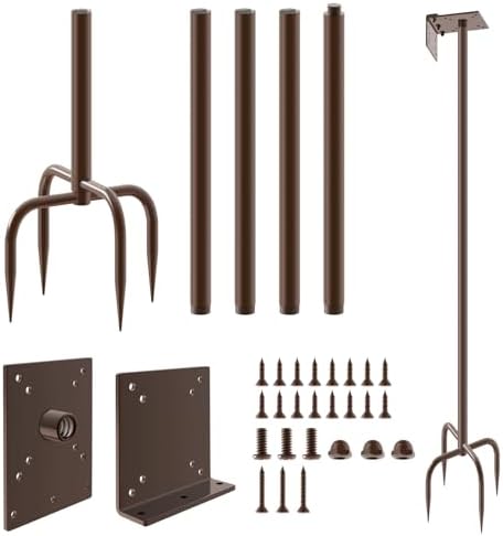 Amazon.com : YALINKA Bird Feeder Pole for Outdoors, 79 Inch New ...
