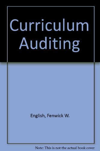 Curriculum Auditing: 9780877625926: Reference Books @ Amazon.com