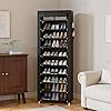 Amazon.com: UDEAR 10-Tier Free Standing Shoe Rack Sturdy Shoe Rack ...