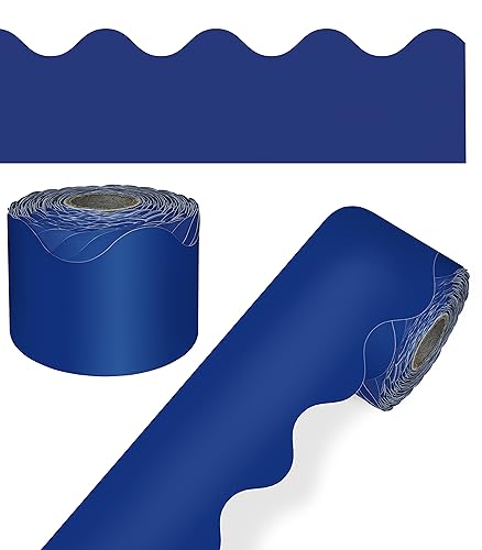 Snapklik.com : Carson Dellosa 65 Feet Navy Blue Bulletin Board Borders ...