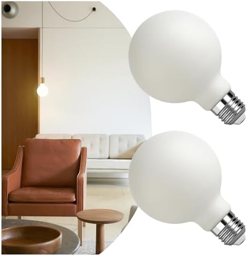 Brighfivey LED Globe Light Bulbs, 6W Vanity Light Bulb 60W Equivalent ...