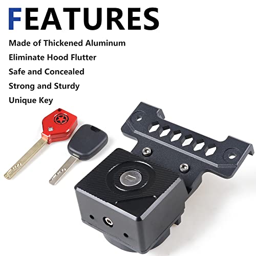Snapklik.com : Sukemichi JL Hood Lock For Jeep Wrangler, Locking Hood ...