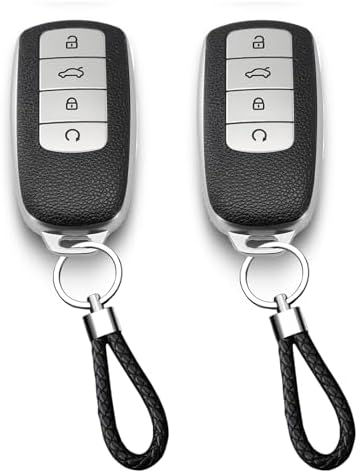 2Pcs Car Key Cover,Soft Tpu Remote Key Fob Holder Case,Car Key Shell ...