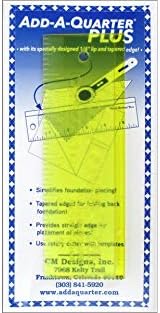 Amazon.com: CM Designs Ruler 12" Add-A-Quarter Plus