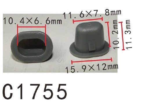 Buy Autobahn88 Fitment for: Wheel Opening Molding Grommet, Model PF ...