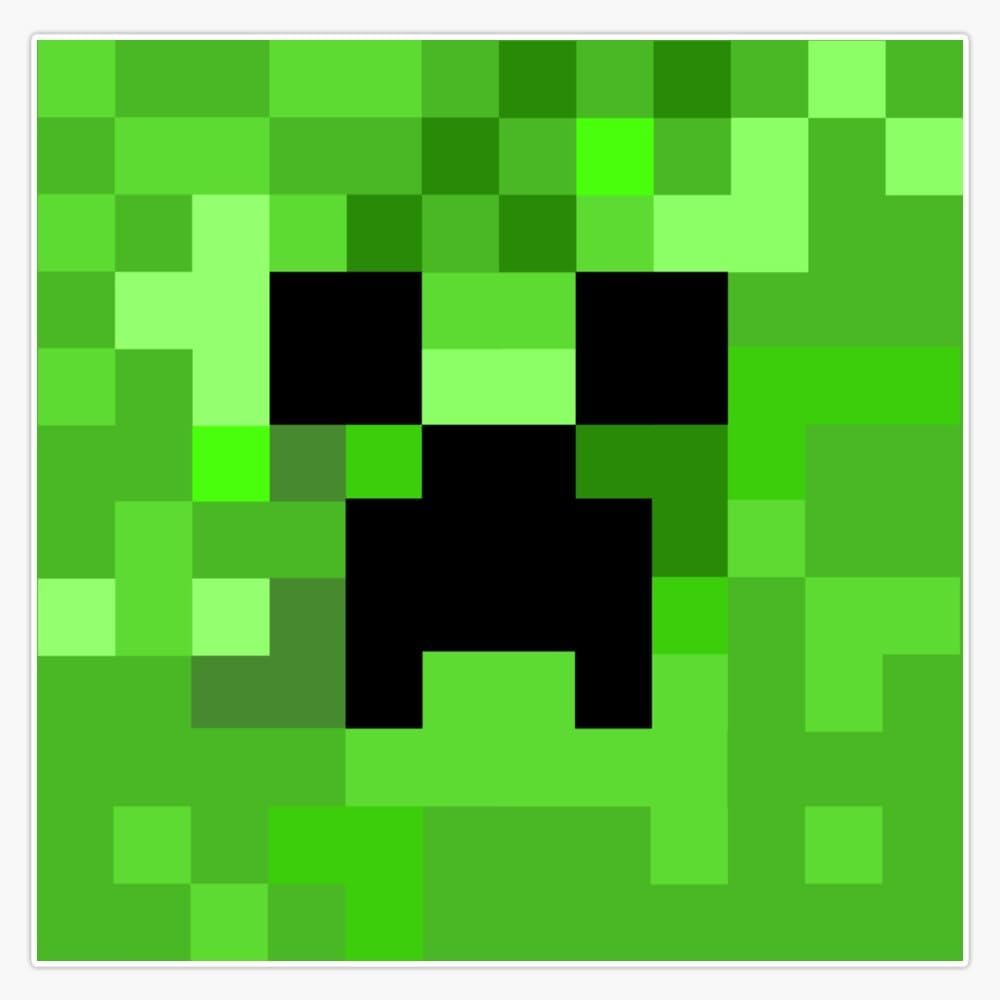 Amazon.com - Creeper Head Sticker Bumper Sticker Vinyl Decal 5"