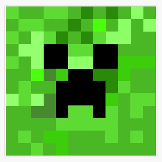 Amazon.com - Creeper Head Sticker Bumper Sticker Vinyl Decal 5"