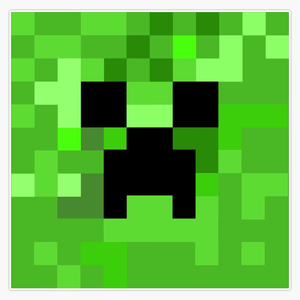 Amazon.com - Creeper Head Sticker Bumper Sticker Vinyl Decal 5"