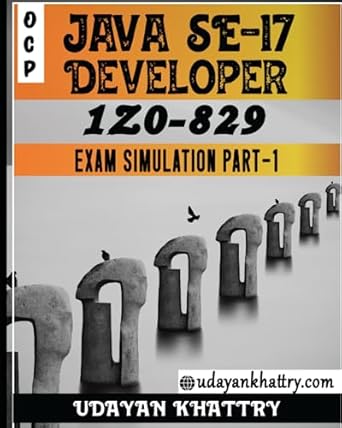 Oracle Certified Professional: Java SE 17 Developer 1Z0-829 Exam ...