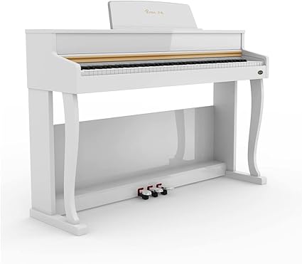 Rosen Upright Digital Piano Full Size 88 Key Weighted Keyboard Home ...