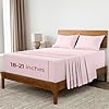 Amazon.com: Mellanni Extra Deep Queen Sheets - 4 PC Iconic Collection ...