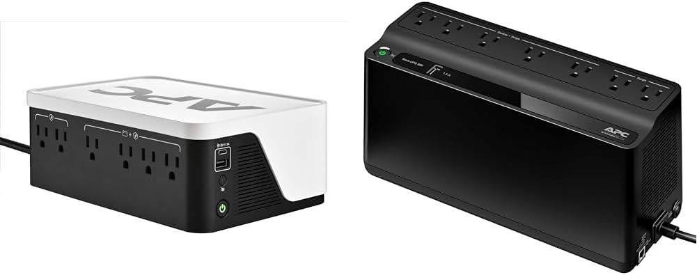 Amazon.com: APC UPS Battery Backup, 700VA UPS with 4 Backup Battery ...