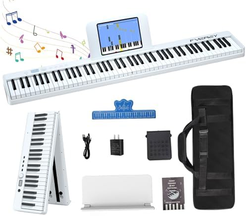 Amazon.com: Donner 61-Key Folding Bluetooth Keyboard Piano for ...