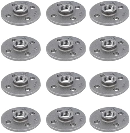 Amazon.com: PIPE DECOR 2" Malleable Iron Floor Flange 4 Pack ...