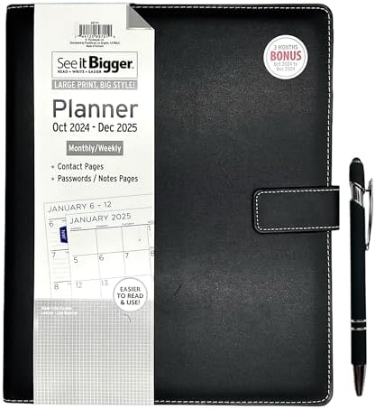 Amazon.com : PlanAhead SEE IT BIGGER Monthly/Weekly Large Deluxe ...