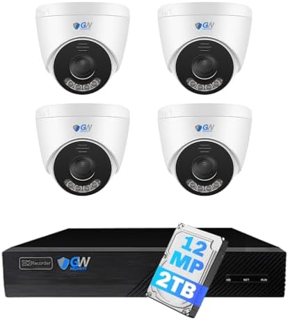 Amazon.com: GW Security 16 Channel UltraHD 12MP 6K @ 30FPS Realtime 3X ...
