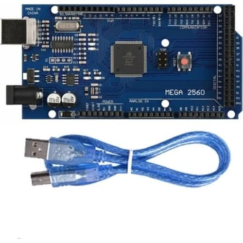 Nirman Labs Mega 2560 CH340 R3 Board Atmega2560-16AU Compatible for ...