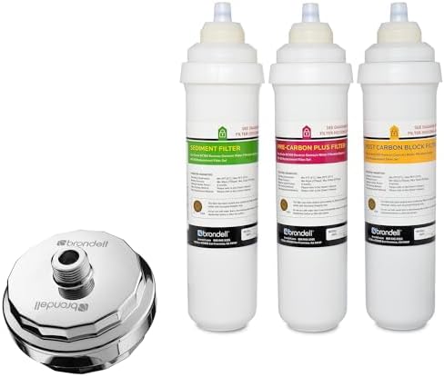Brondell Circle Water Filtration System and VivaSpring Compact Shower ...