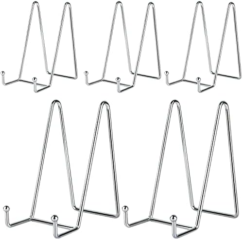 Amazon.com: IBosins 5 Pack 6 Inch Plate Holder Display Stands, Metal ...