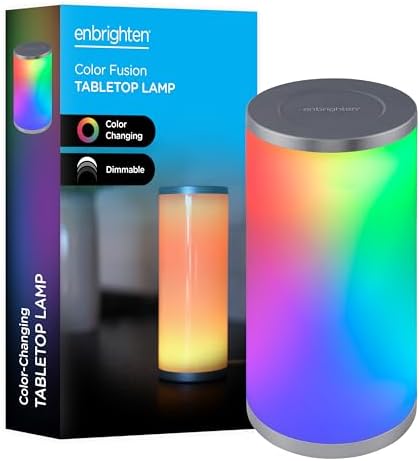 BRIMAX 5.9‘’ Dimmable RGB Table Lamp, Color Changing LED Touch Lamp ...