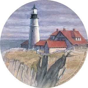 Amazon.com: Portland Head Lighthouse - Thirstystone Sandstone Coaster ...