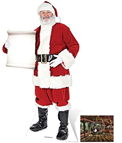 Buy Santa with Small Sign - Christmas Lifesize Cardboard Cutout ...